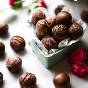 Triple Chocolate Chip Cake Ball Truffles | Sincerely Tori